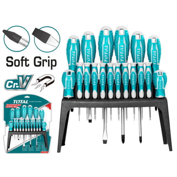 18 Pcs screwdriver and precision screwdriver set - Tools Online